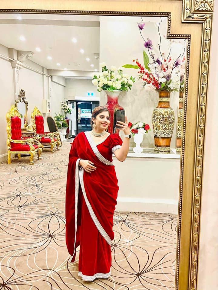 Velvet Saree – Boutique Nepal