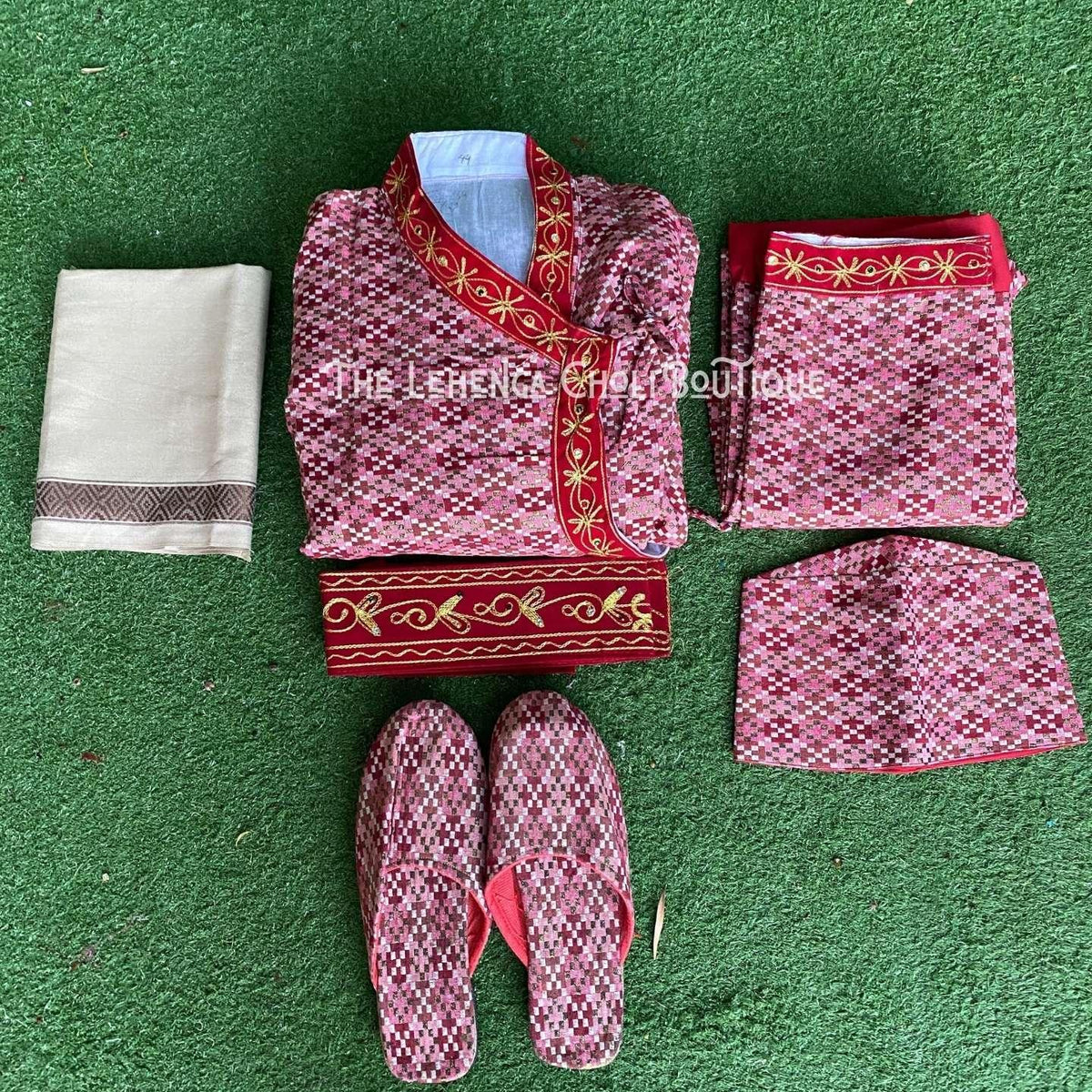 Pure Palpali Dhaka Daura Surwal Dress – Boutique Nepal
